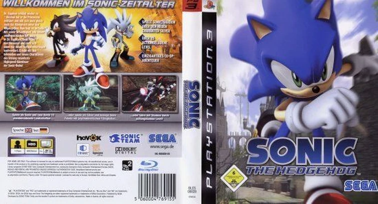 Is there difference backside of the UK version of the Sonic '06 PS3 box ...