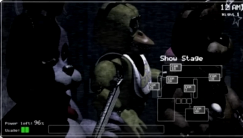 I know FNaF 1 is not supposed to be easy, but this camera interface is ...