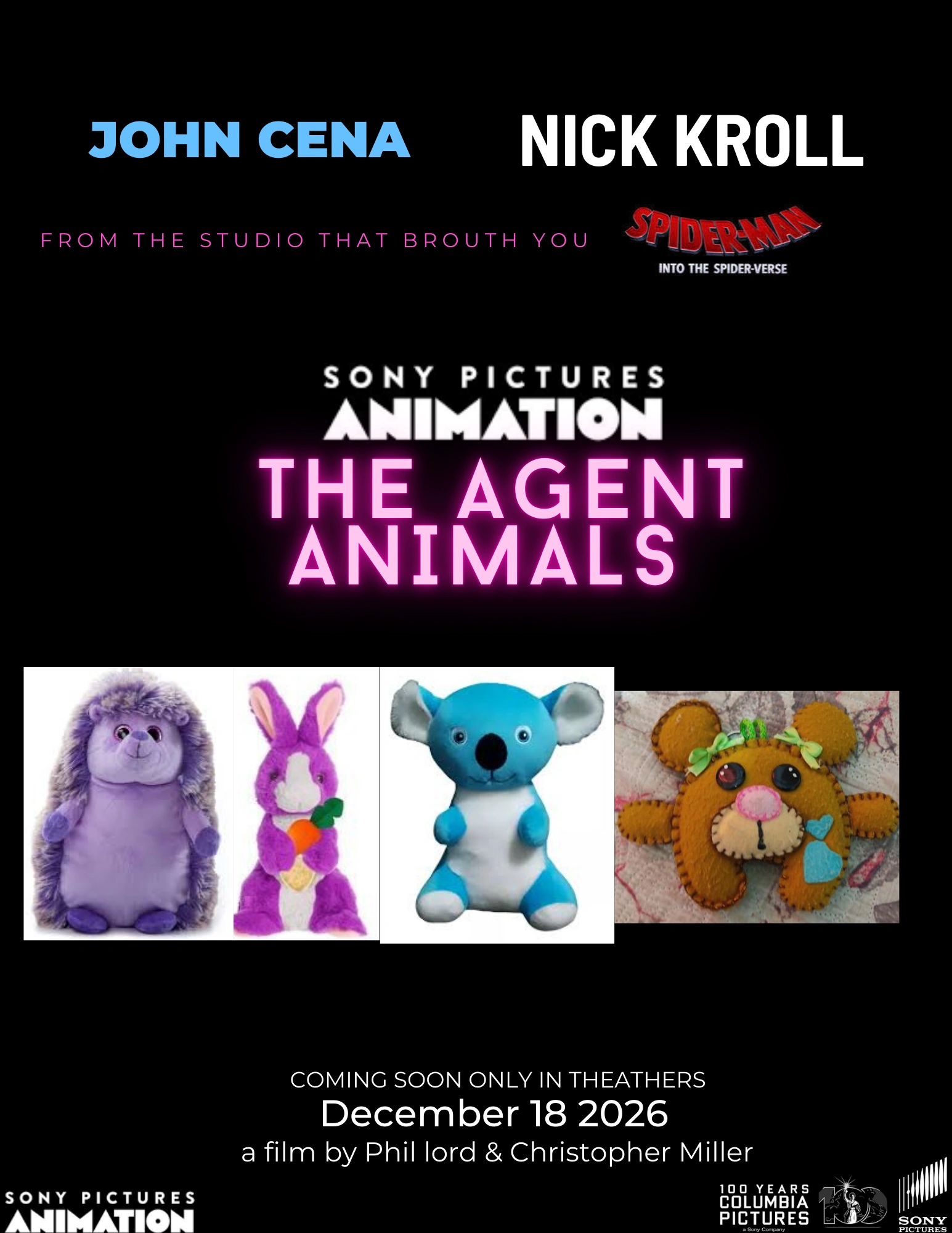 The Agent Animals Movie 2026 Sony Pictures Animation | Fandom