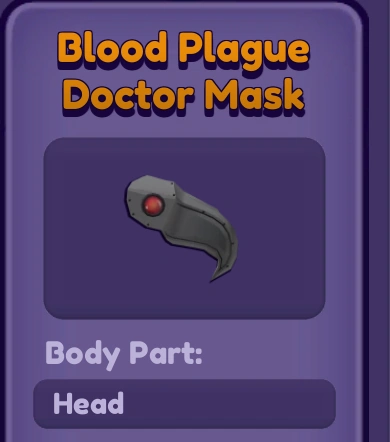 how much coins is blood plague doctor mask worth? | Fandom
