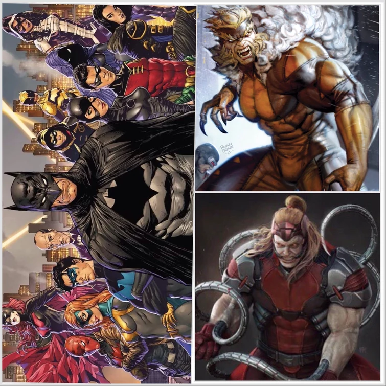 Sabretooth & omega red vs bat family | Fandom