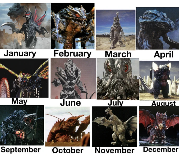 Your month is your godzilla villain | Fandom