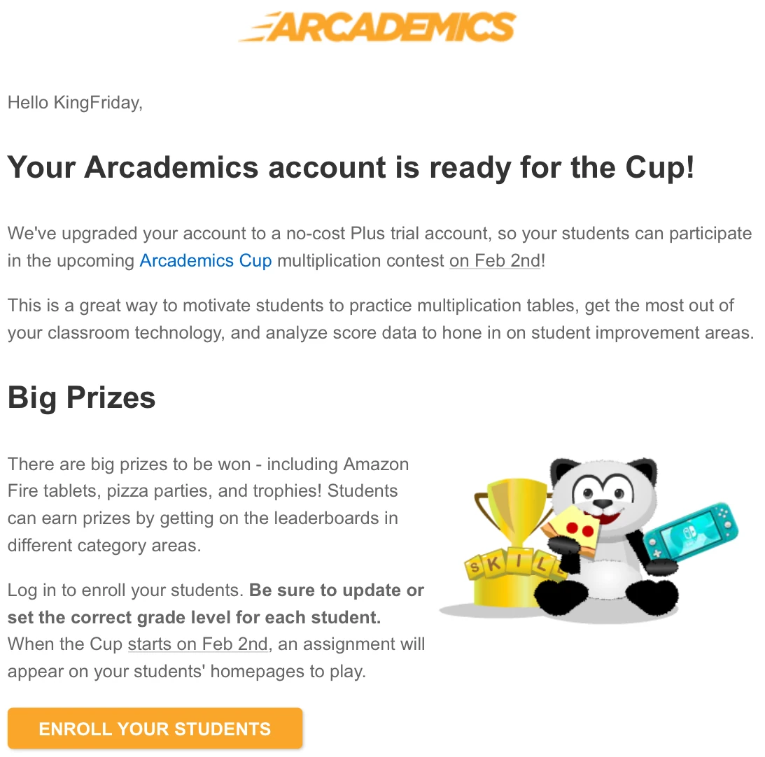 i just got this automated email from arcademics | Fandom