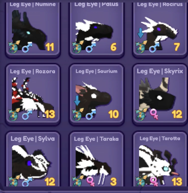 Leg Eye Collection Update! | Fandom