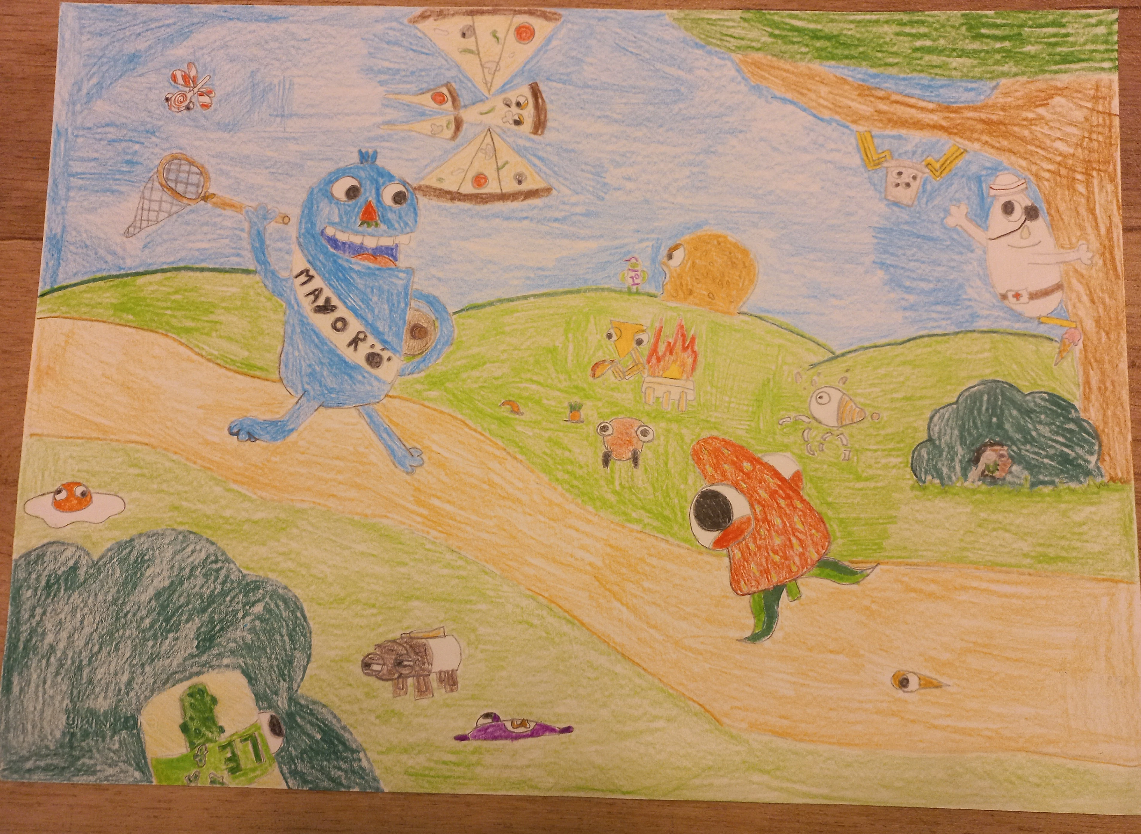 Bugsnax Fanart drawn with crayons | Fandom