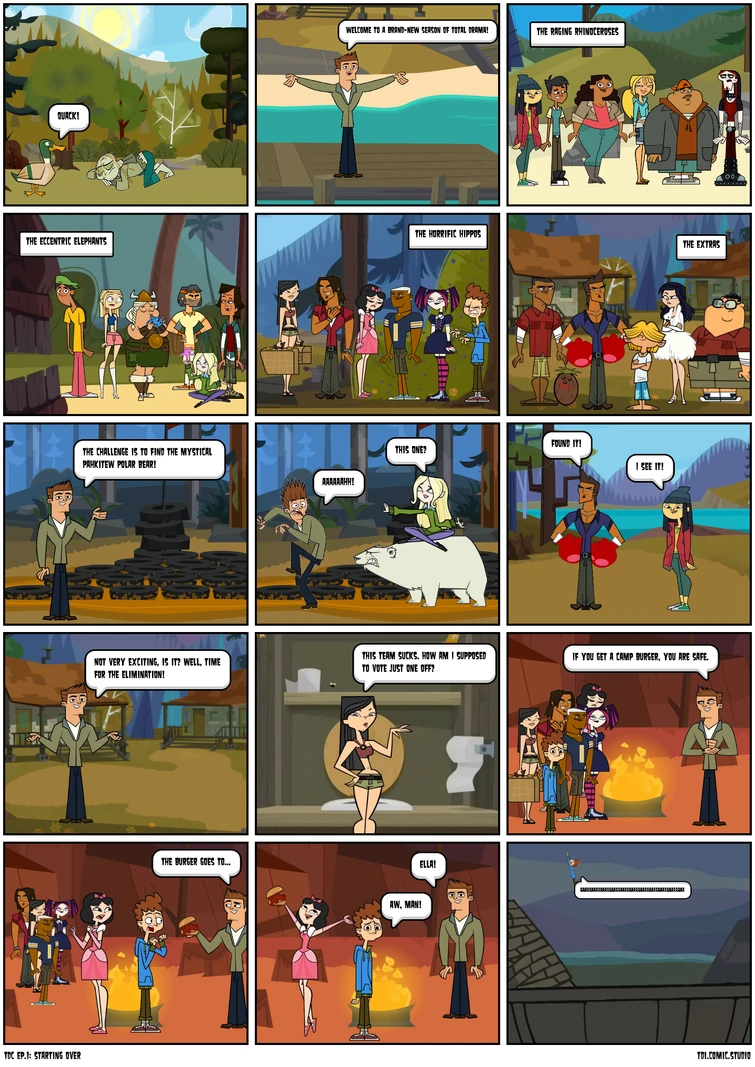 Total Drama Crossover Episode 1- Starting Over | Fandom