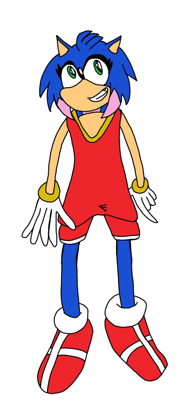 Sonic Amy fusion design sketch | Fandom