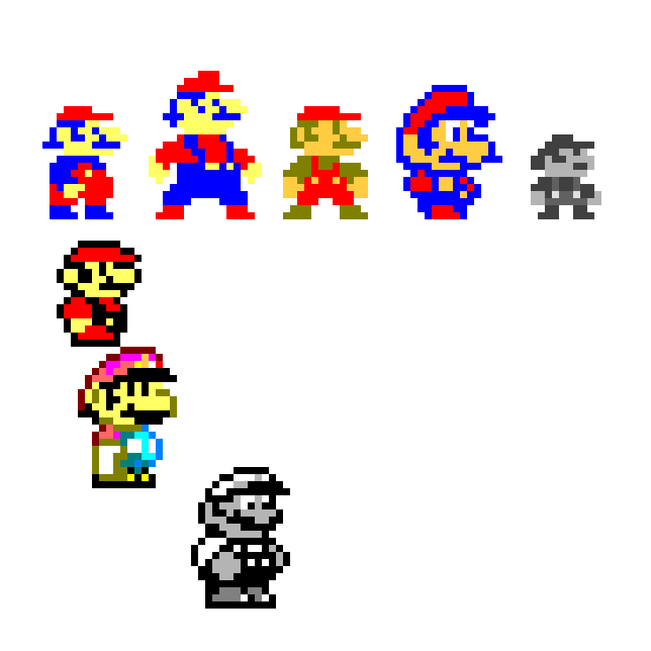Mario pixel art my version | Fandom