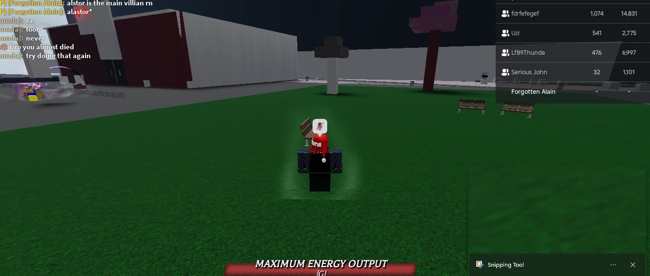 Thunda vs i like tsb | Fandom