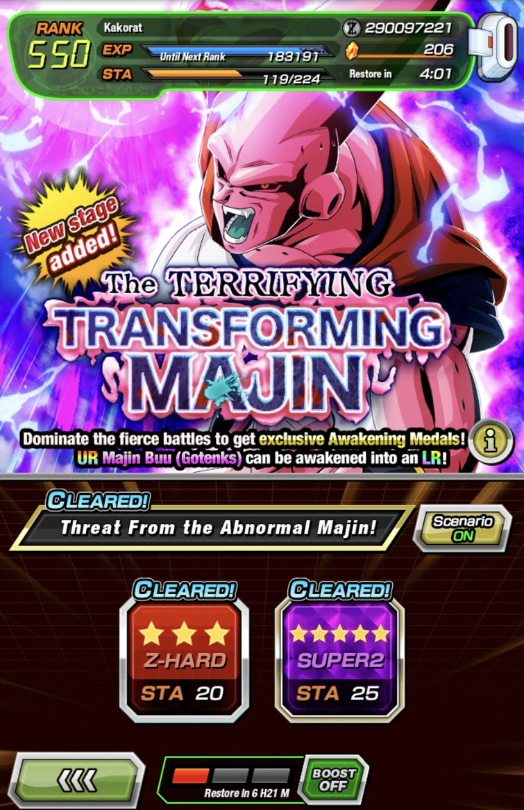 Team Builds for Majin new stage | Fandom