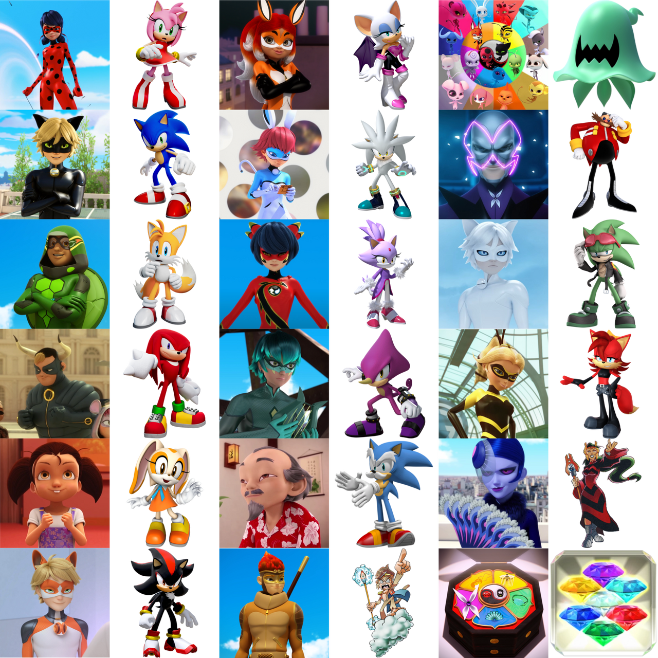 Sonic characters as Miraculous Ladybug characters | Fandom