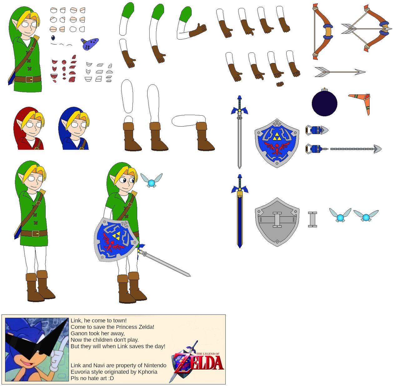 Kphoria : Graphics MFGG + Zelda Game Link and Zelda look The Shroobs ...