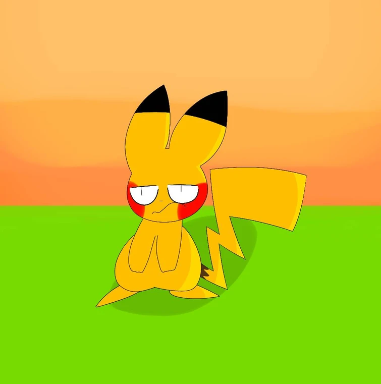 A very stubborn Pikachu | Fandom