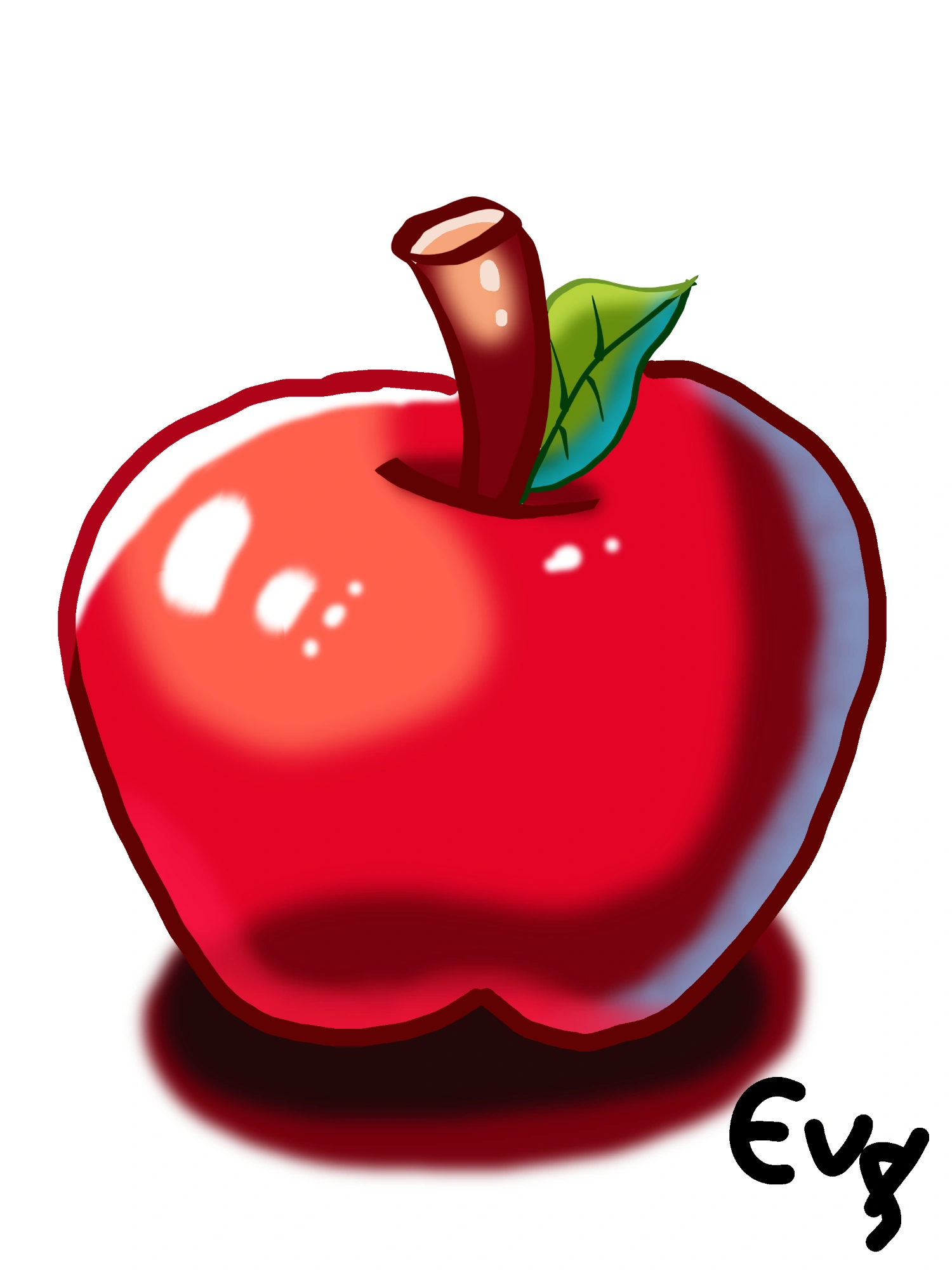 My drawing of an apple | Fandom