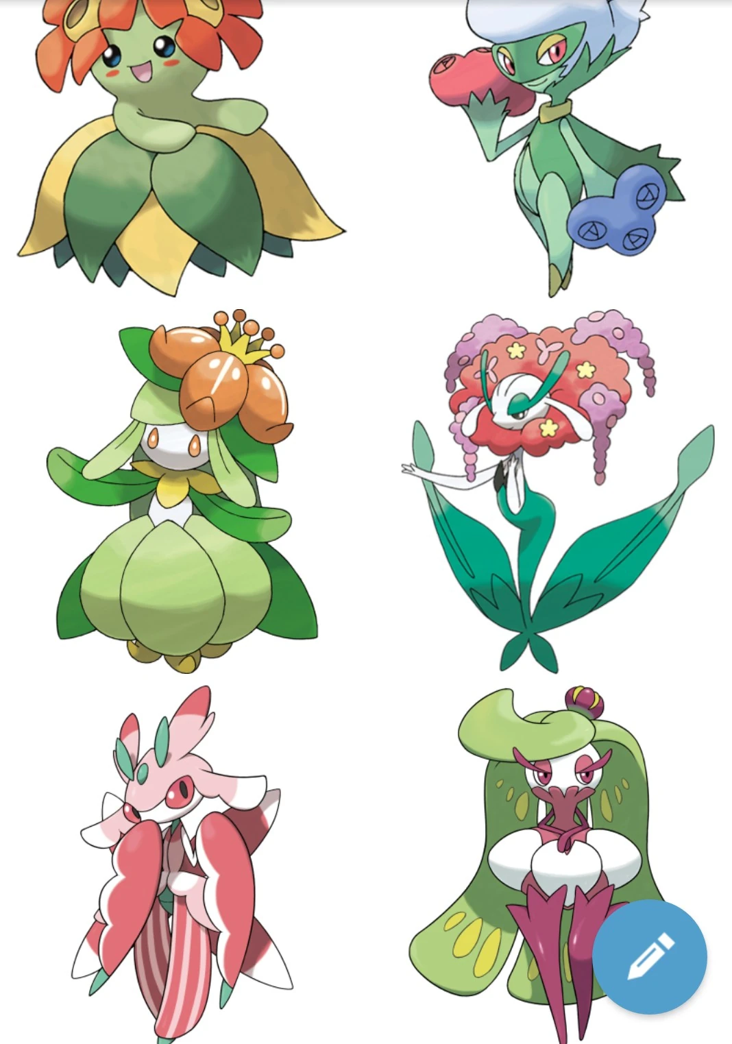 Debemos decir gracias a Pokémon por el tipo Planta por estas reinas ...