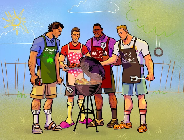 Spider-Dads? (art by @fernaculer) | Fandom