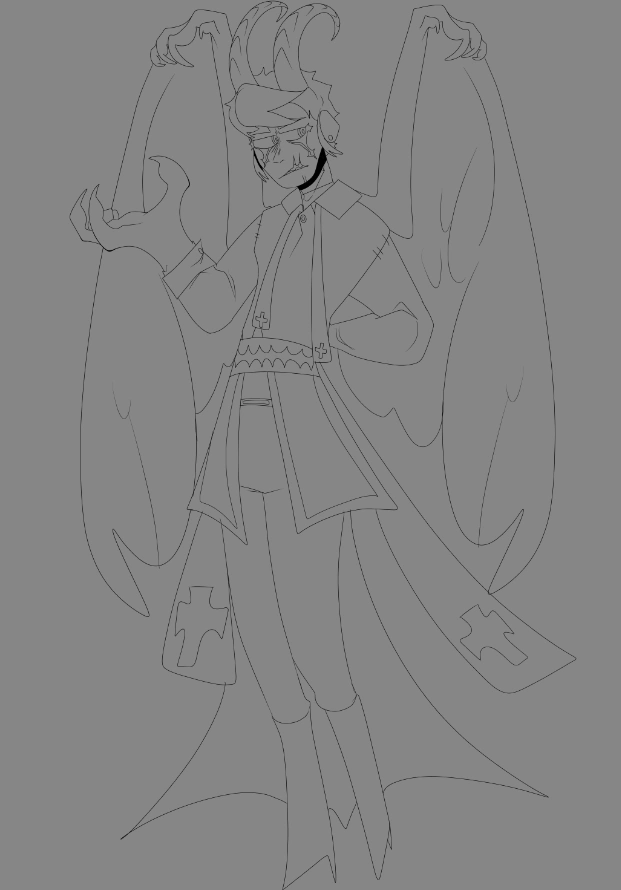 fake priest lineart (WOO) | Fandom