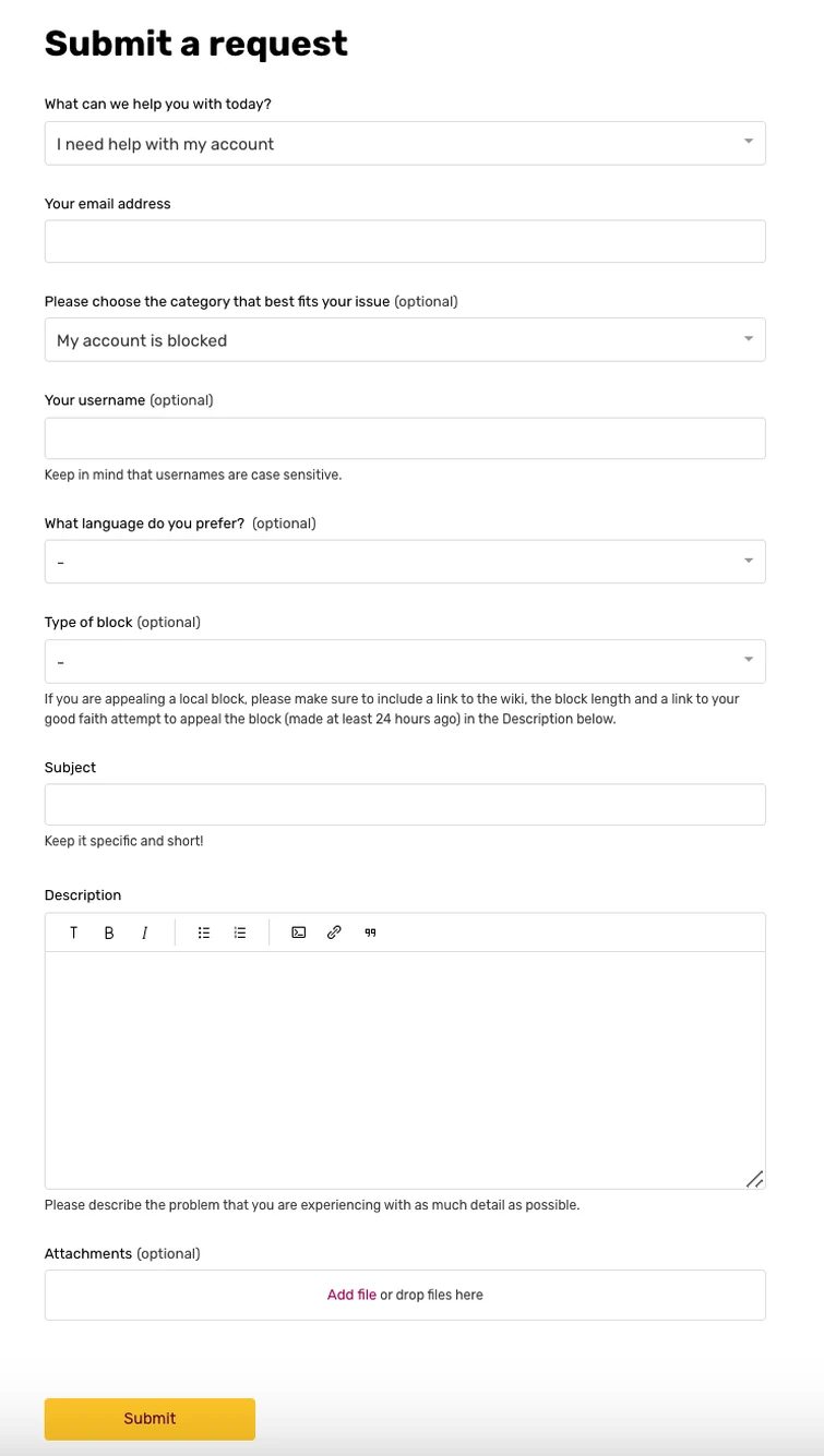 Getting unblocked | Fandom