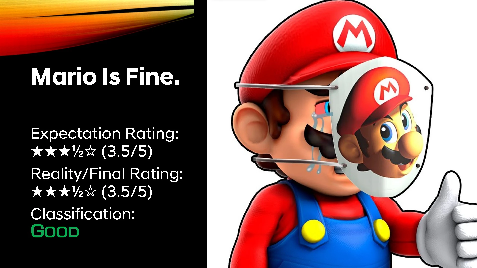 Lancer Reviews: Mario Is Fine. | Fandom