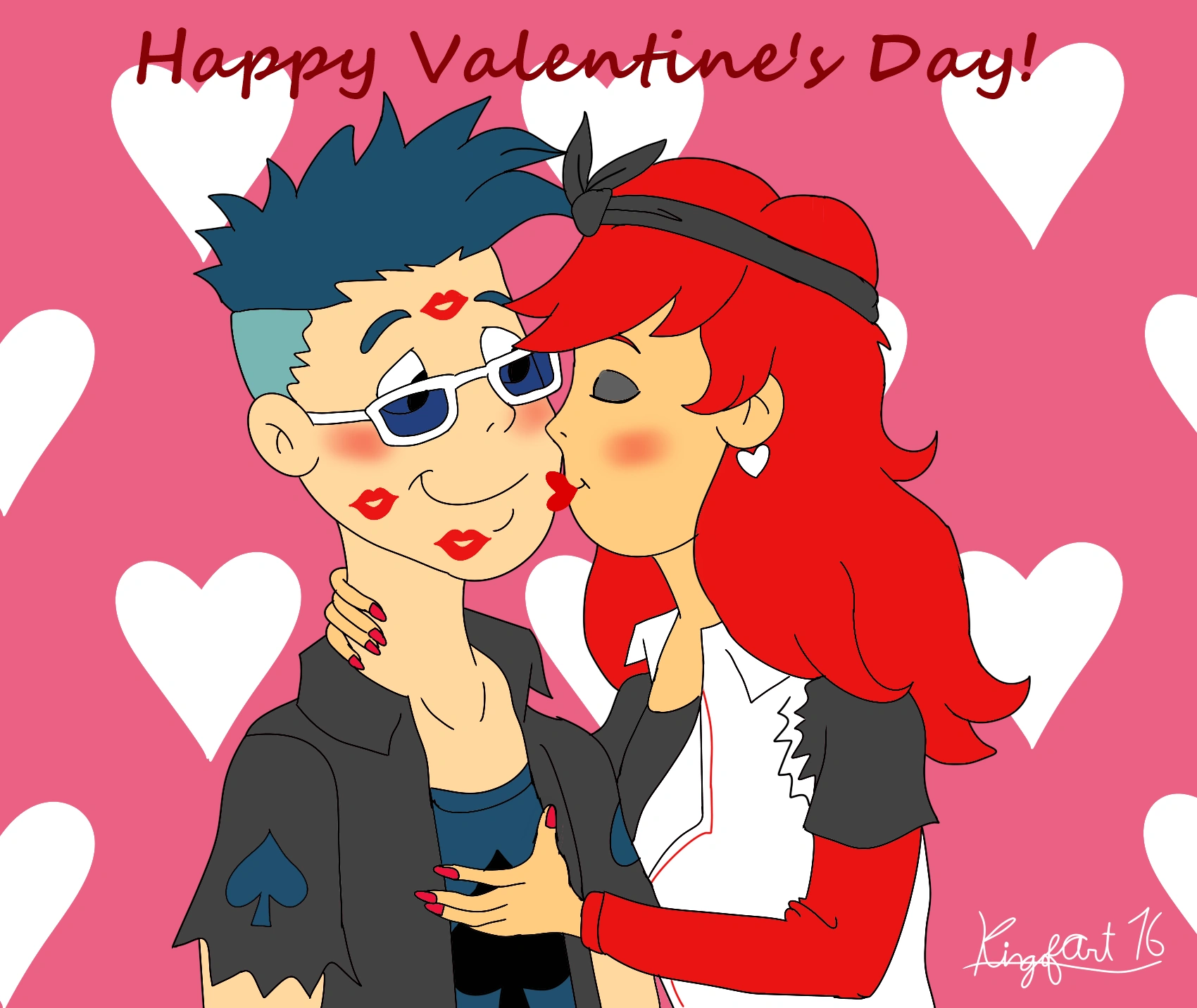 Happy Valentine’s Day everyone! I had drew this on Autodesk Sketchbook ...