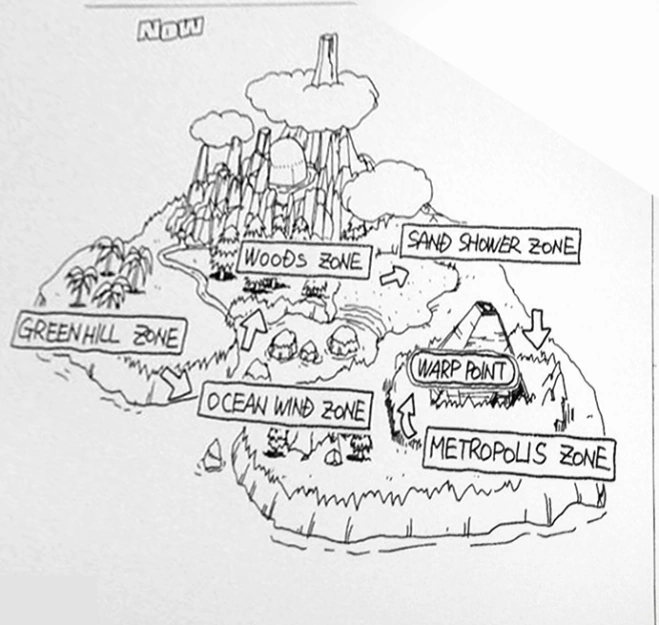 Sonic 2 Time Travel Concept Art Maps | Fandom