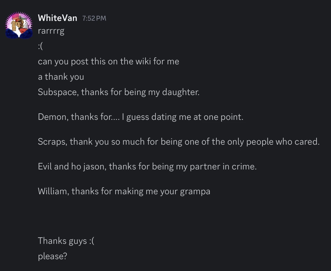 Script writer wanted to say this to you guys. | Fandom