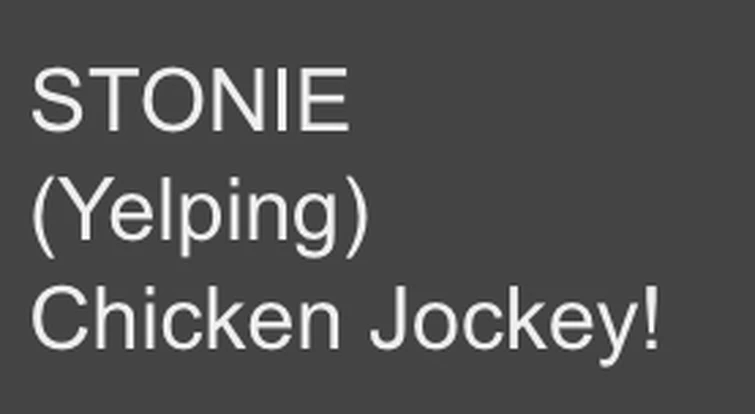 Chicken jokey! | Fandom