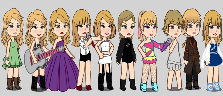 Taylor Swift chibis in Gacha Club | Fandom