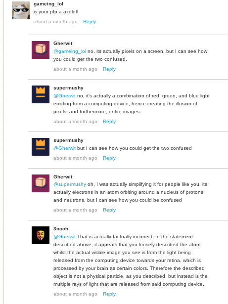 verbose scratch comments | Fandom