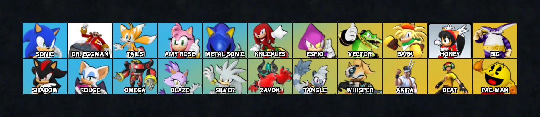 My ideal Sonic fighting game roster | Fandom