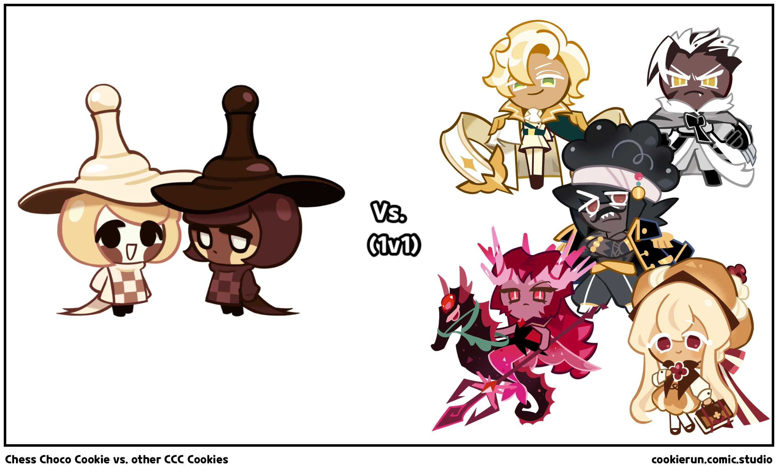 Chess Choco Cookie vs. other CCC Cookies (1v1) | Fandom