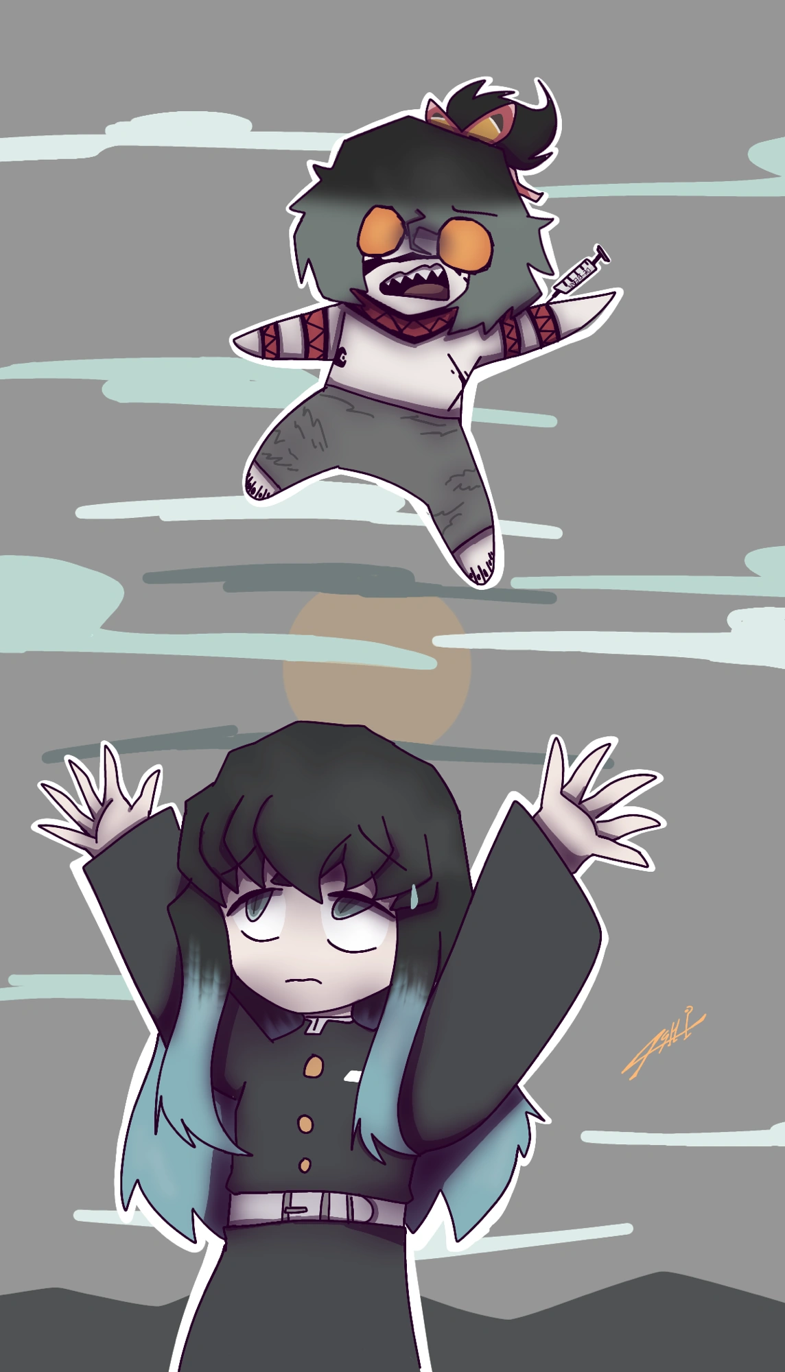 normal BEAN-taro and muichiro moments... again | Fandom