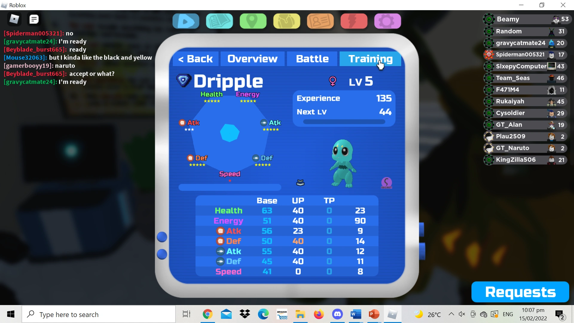 should i tp train this dripple? | Fandom