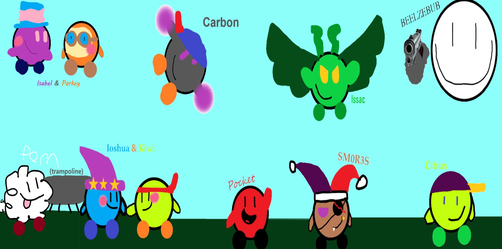 group photo of most of the wiki ocs! (free 2 use as wallpaper) | Fandom