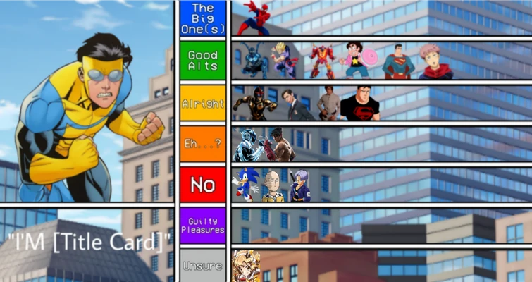 My Invincible Tier List | Fandom