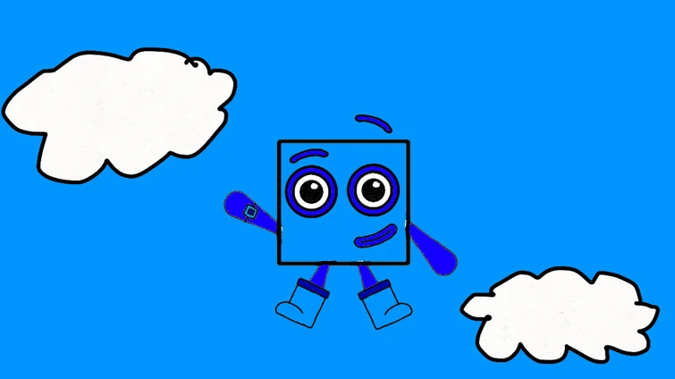 I did AU colourblock blue cuz i’m bored | Fandom