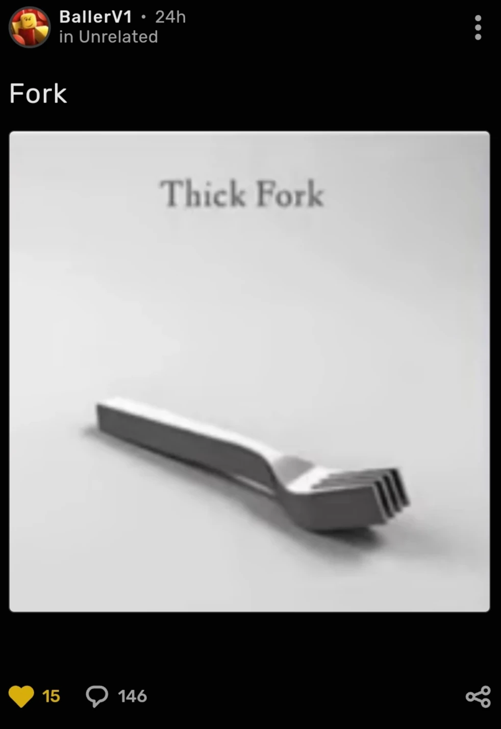 Why this post of fork got that much comments? | Fandom
