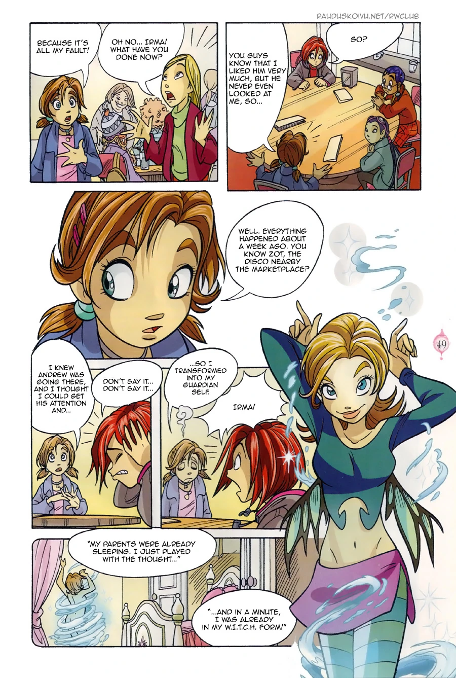 do the w.i.t.c.h age when they transfer to Guardians? | Fandom