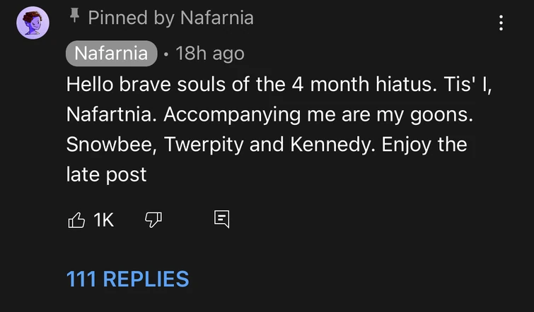 This comment from the queen- | Fandom