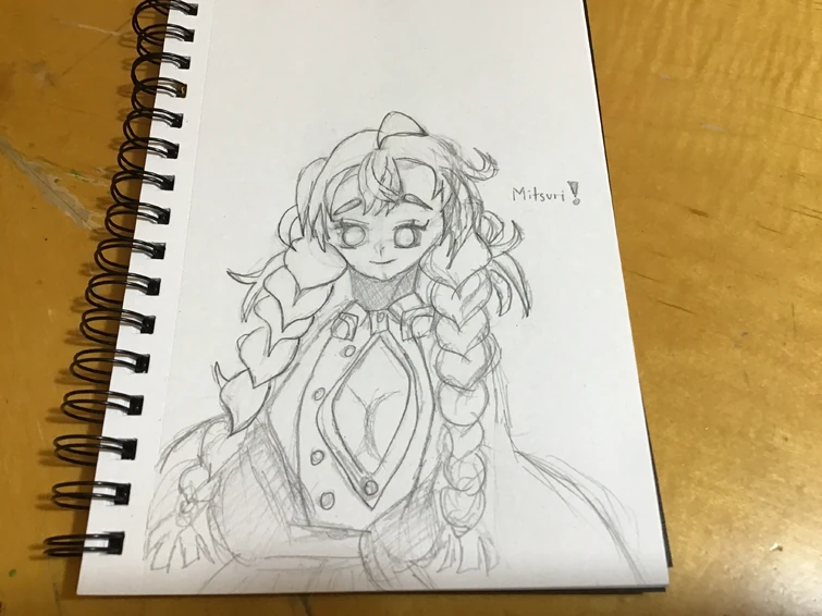 I finally had motivation to draw so I drew Mitsuri. :D | Fandom