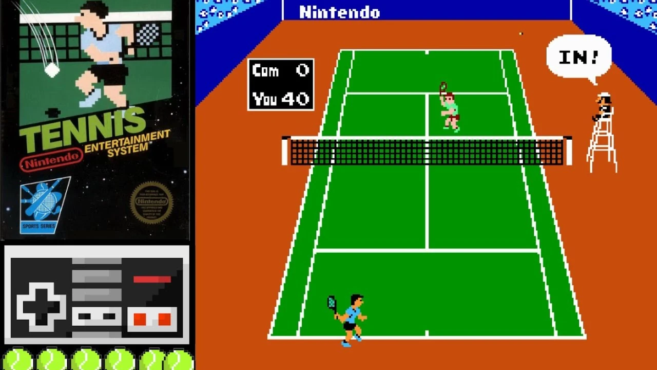 FORGOTTEN TITLES! NES Tennis, 1983 #nintendo | Fandom