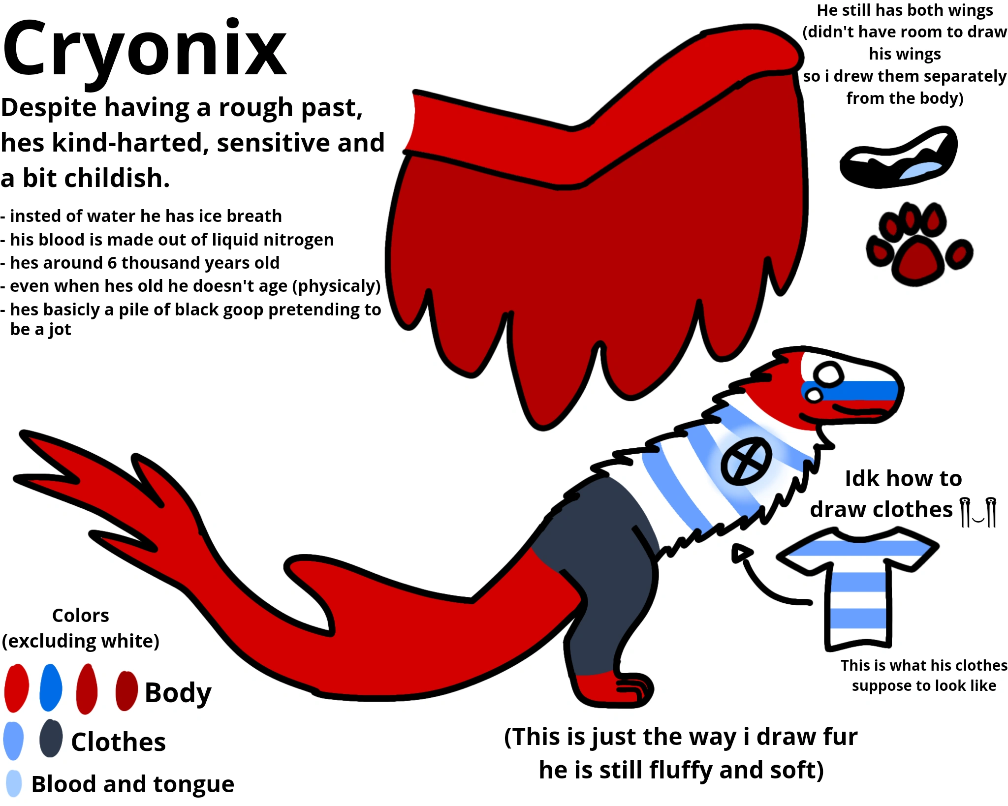 I made cryonix's ref | Fandom
