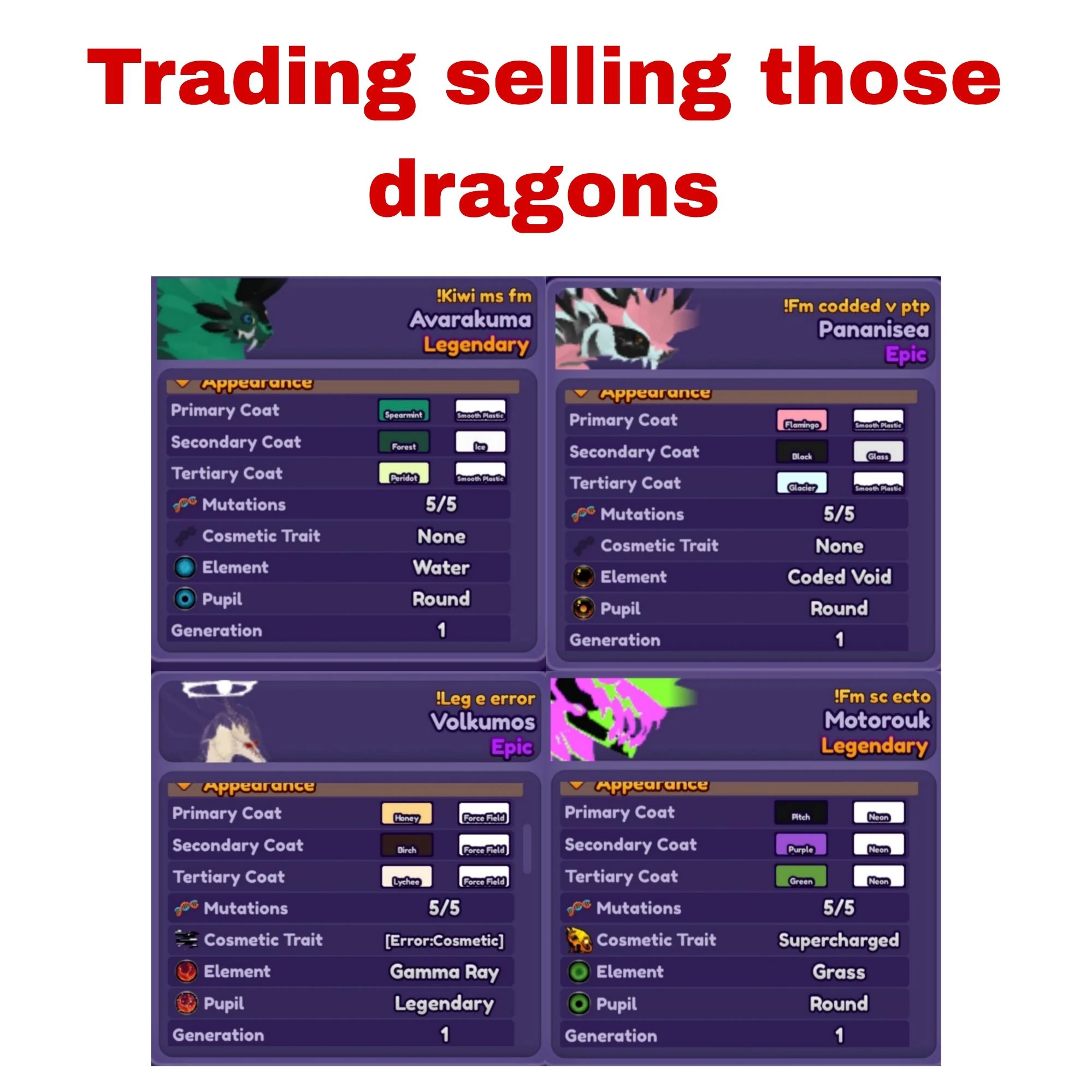 Trading selling those dragons | Fandom