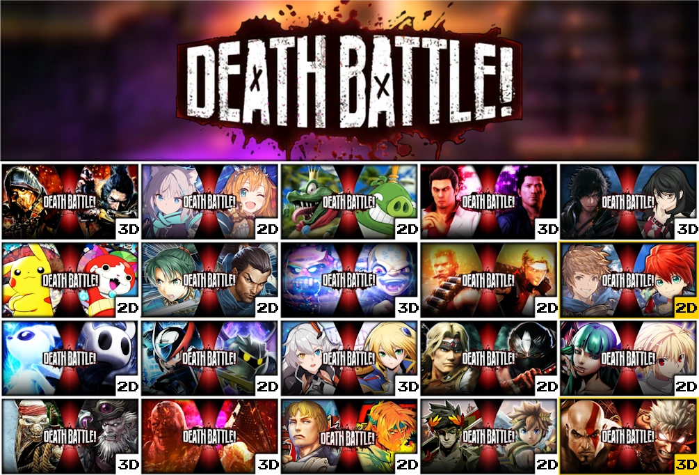 I made a Video Game themed Death Battle season. Who win in each matches ...
