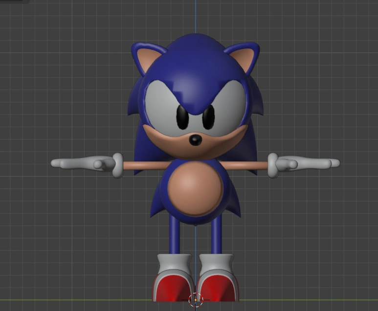 My first Sonic model that I've started and completed just today and my ...