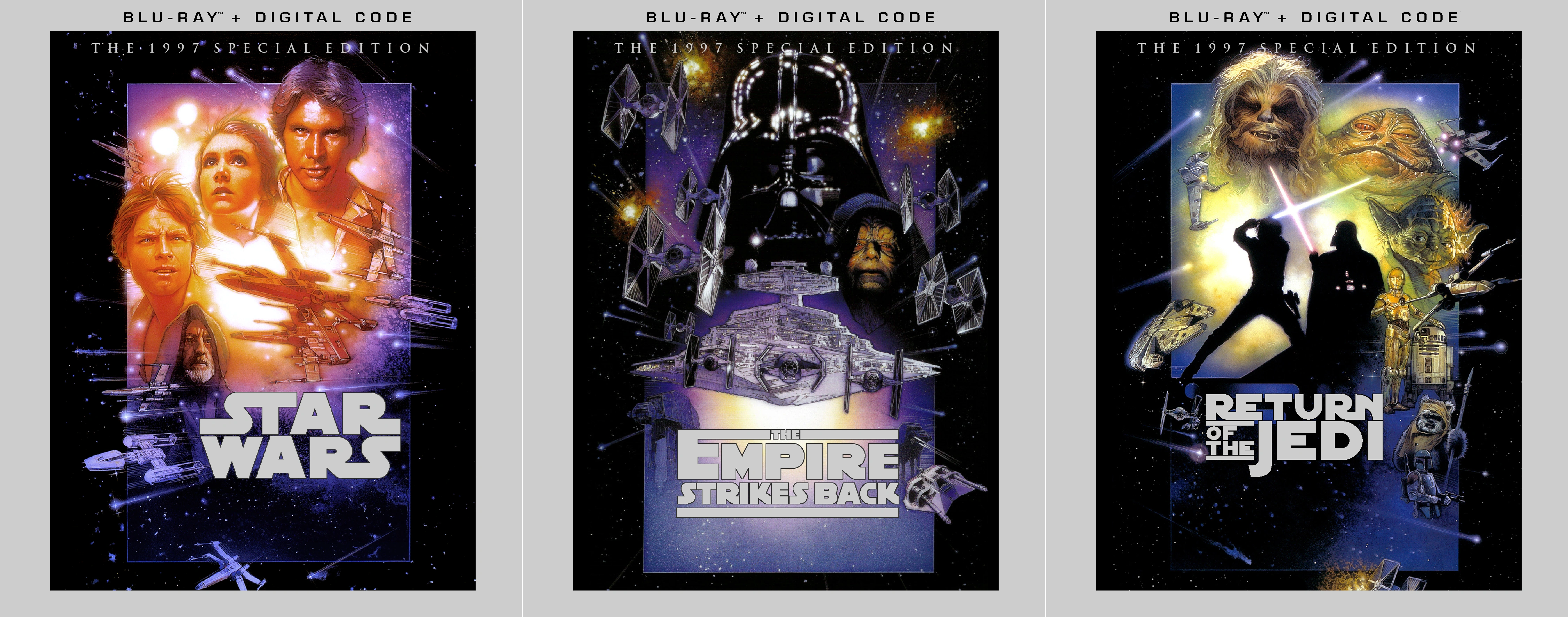 Star Wars Trilogy 1997 Special Edition 4K Ultra Blu-Ray Covers (FAN ...