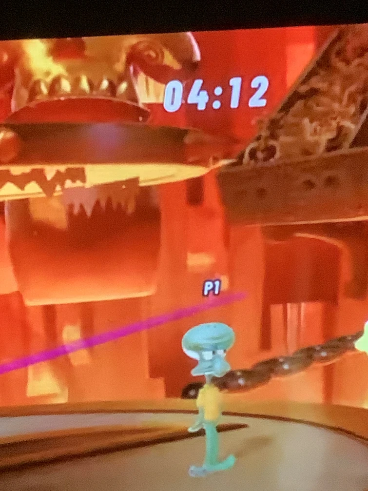 Squidward in the miracle city volcano | Fandom