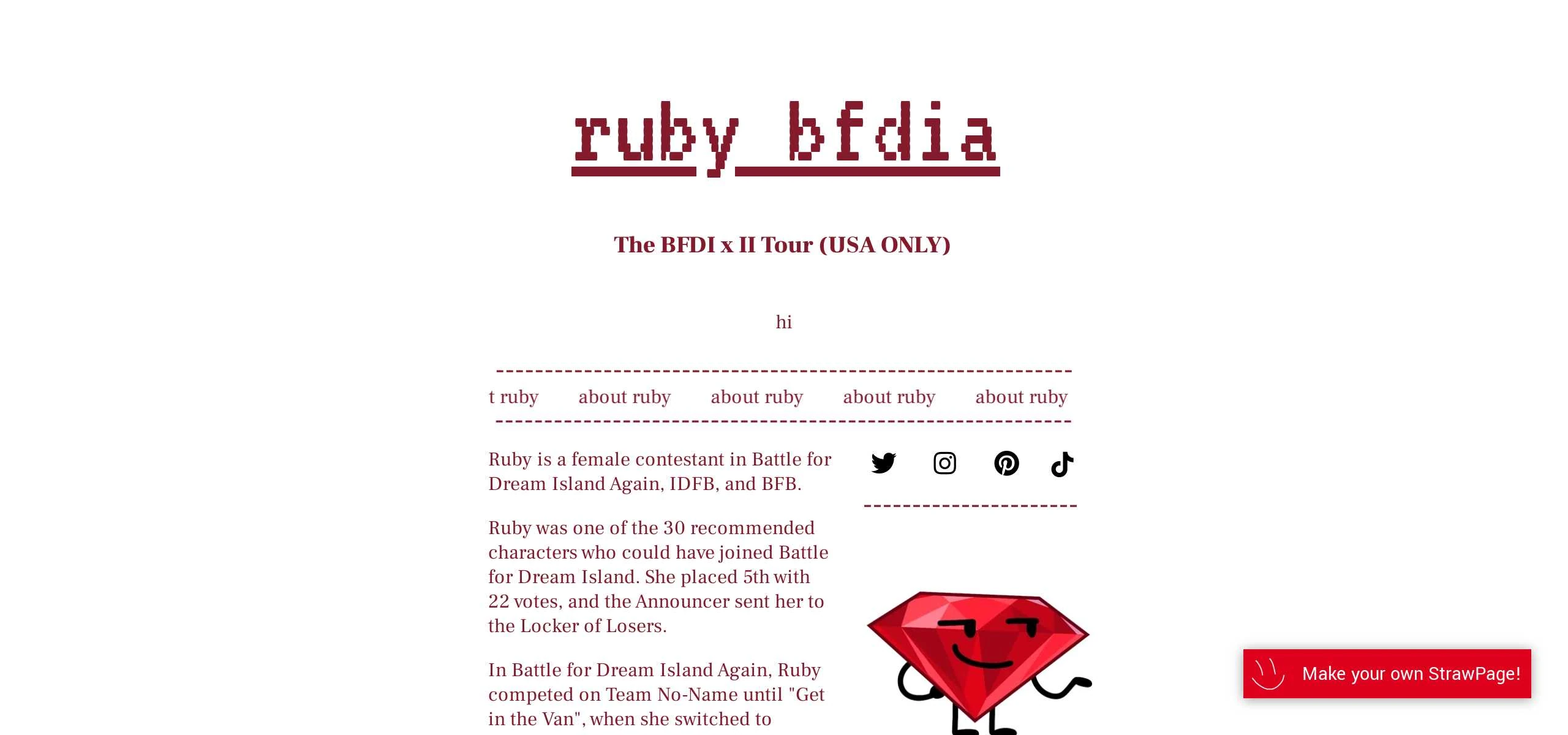 Ruby BFDIA | Fandom