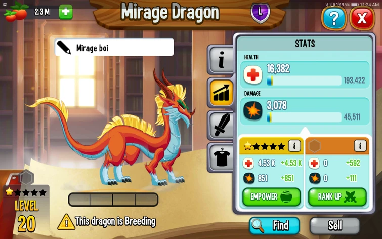 Wy did they change mirage dragons color? | Fandom