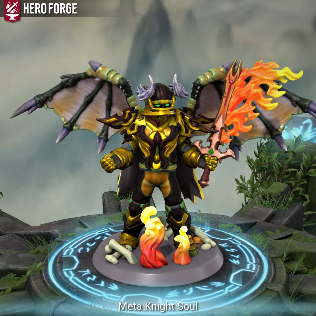 Meta Knight Soul Heroforge | Fandom